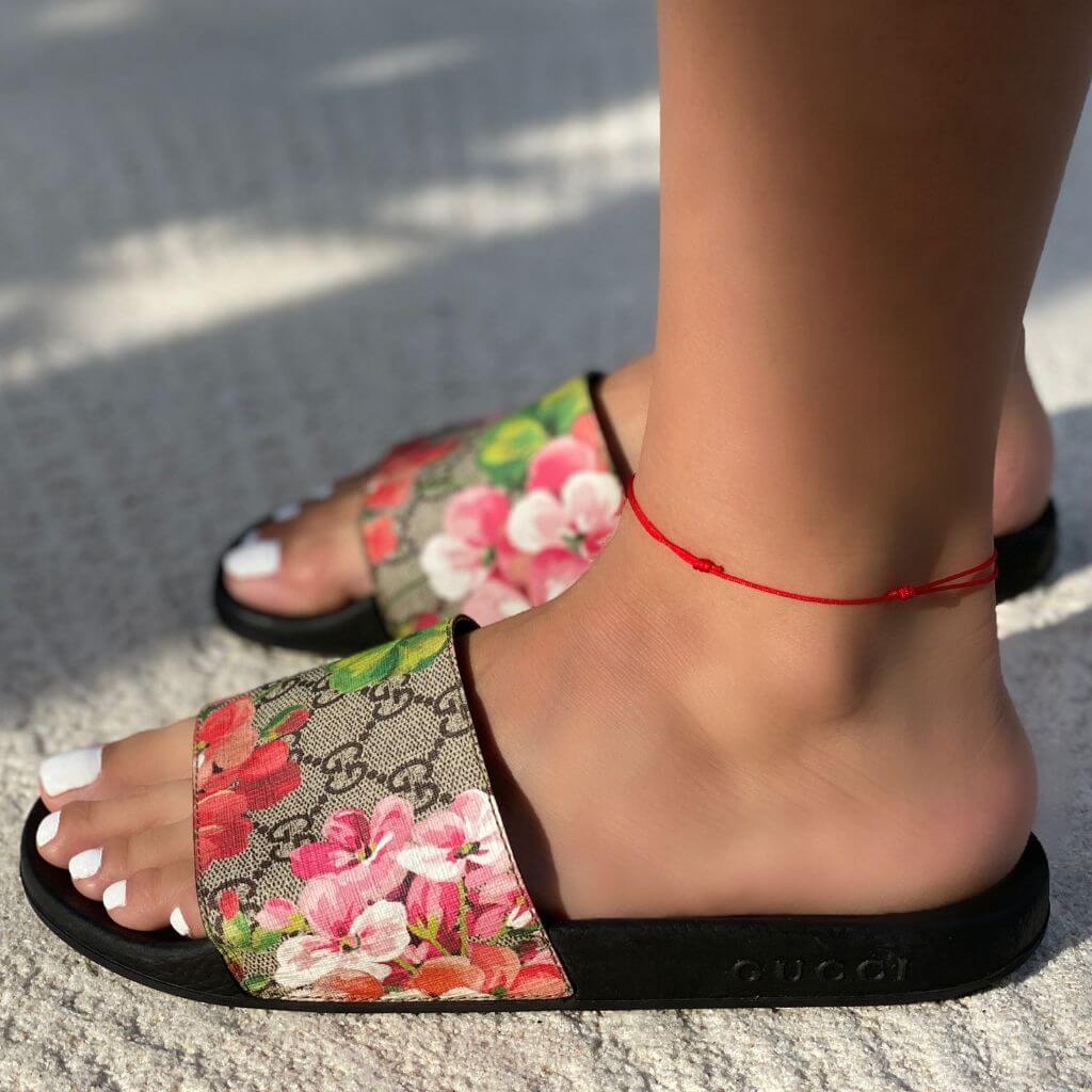 Versatile Red Nylon Ankle Bracelet - Comfort & Style - Luck Strings